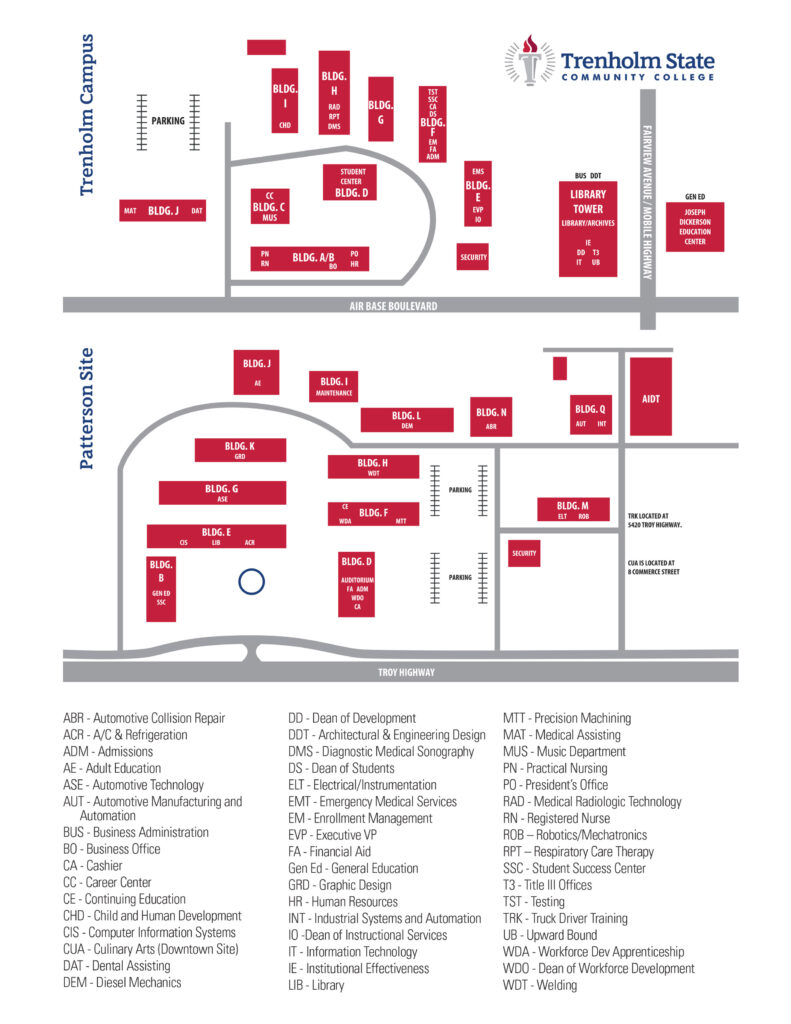 Campus Maps - Trenholm State Community College
